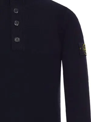 Stone Island Wool Turtle-neck Sweater - Multicolor