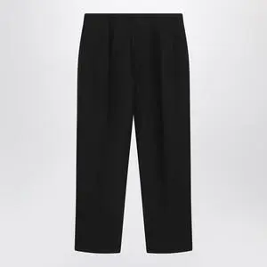 TOTEME Wool And Silk Trousers - Black