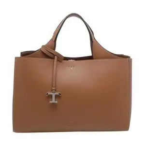 TOD'S Di Reverse Leather Tote Bag - Brown