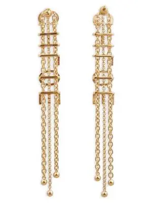 Chloé Lettering' Pendant Earrings