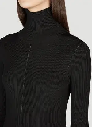 Marni Roll Neck Midi Dress
