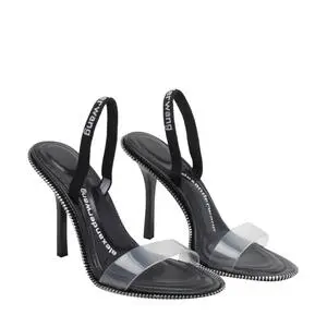Alexander Wang Nova Pvc Pump Sandals - Black