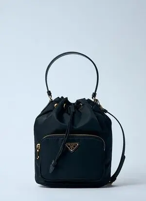 Prada Re-nylon Bucket Bag - Black