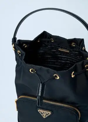 Prada Re-nylon Bucket Bag - Black
