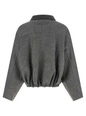 Brunello Cucinelli Shiny Zipper Pull' Jacket