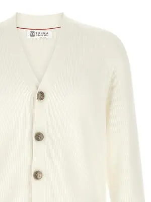 Brunello Cucinelli English Ribbed Cardigan