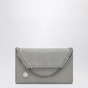 Stella McCartney Stella Mccartney Light Grey Falabella Crossbody Wallet Bag Women Gray
