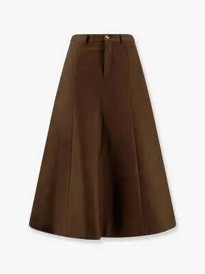 Celine Green Cotton Skirt
