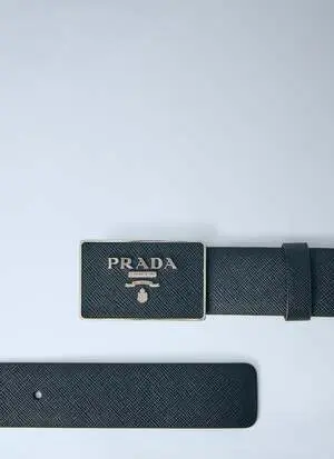 Prada Saffiano Leather Belt