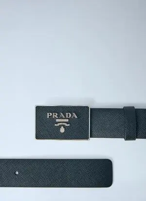 Prada Saffiano Leather Belt