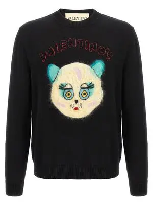 Valentino Garavani Le Chat De La Maison' Sweater - Black