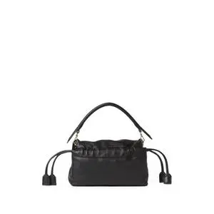 Fendi Nappa Leather Tote Bag - Black