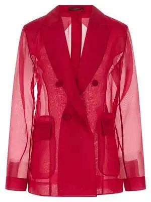 Max Mara Mxeslogan' Blazer - Pink