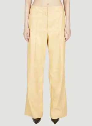 Stella McCartney Altermat Wide Leg Pants - Yellow
