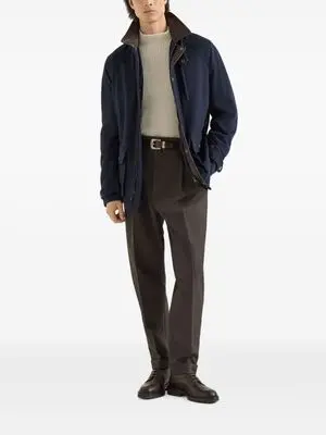 Brunello Cucinelli Wool Caban Coat