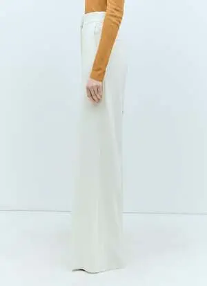 Max Mara Cady Tuxedo Pants - White