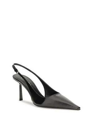 Prada Leather Slingback Pumps - Black