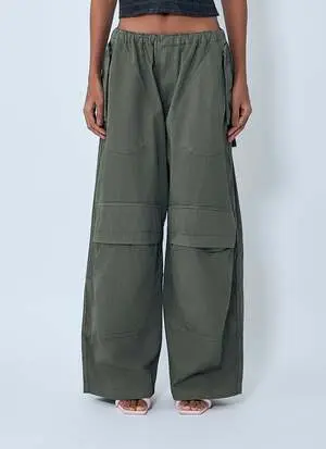 Alexander Wang Cargo Pants - Green