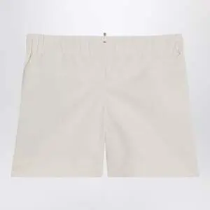 Moncler Beige Technical Froisse Shorts - Cream
