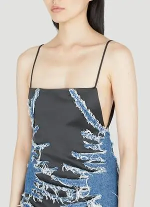 Y/project Satin Whisker Dress