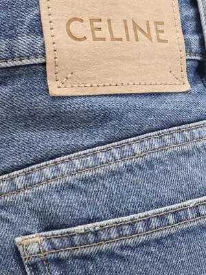 Celine Stone-washed Cotton Jeans - Multicolor