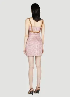 Versace Cut-out Medusa Dress