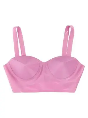 MAISON MARGIELA Latex Bra - Pink