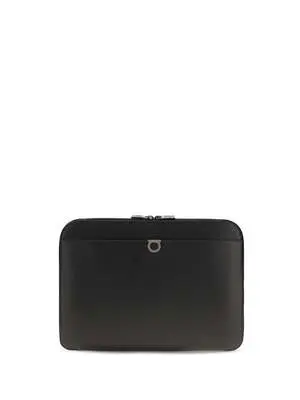 FERRAGAMO Gancini Document Holder - Black