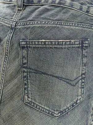 Balenciaga Denim Midi Skirt