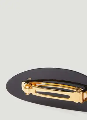 Balenciaga Logo Applique Hair Clip