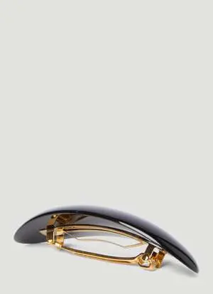 Balenciaga Logo Applique Hair Clip