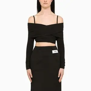 Dolce & Gabbana Off-the-shoulder Crop Top