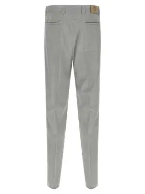 Brunello Cucinelli Mélange Virgin Wool Trousers