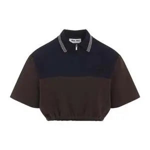 Miu Miu Viscose Top - Brown