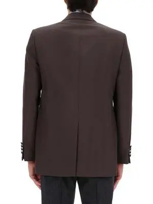 Gucci Double-breasted Polyester Jacket