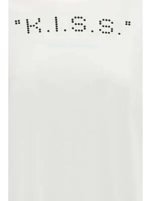 Off-White Kiss Quote T-shirt - White