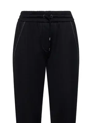 Brunello Cucinelli Cotton And Silk Jogging Pants - Multicolor