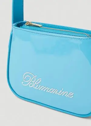 Blumarine Logo Embellished Shoulder Bag