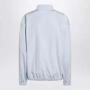 Prada Reversible Light Blue Jacket With Check Pattern