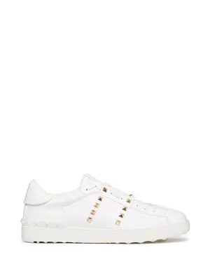Valentino Garavani Rockstud Untitled Leather Sneakers - Multicolor