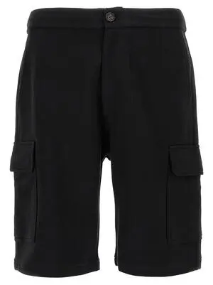 Brunello Cucinelli Cargo Bermuda Shorts - Black