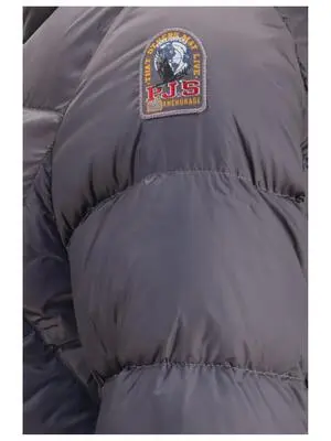 PARAJUMPERS Puffer Jacket Marion In Quilted Nylon - Gray