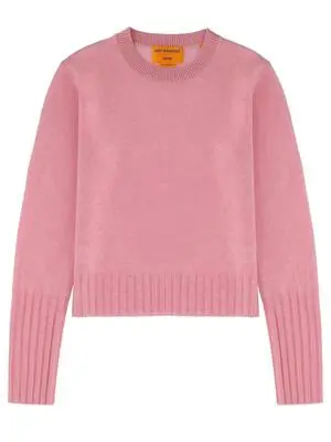 Guest In Residence Shrunken Crew Jersey - Pink