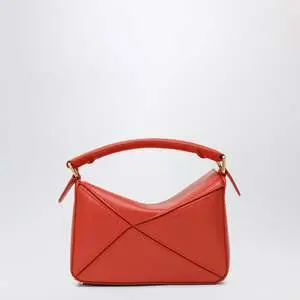 Loewe Puzzle Featherlight Medium Bag - Red