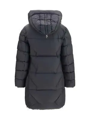 PARAJUMPERS Long Puffer Jacket Janet - Black