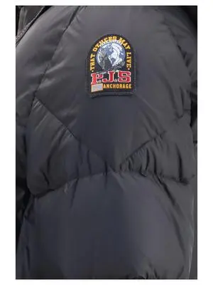 PARAJUMPERS Long Puffer Jacket Janet - Black