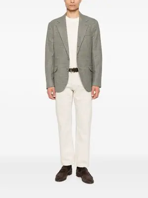 Brunello Cucinelli Wool Single-breasted Jacket - Multicolor