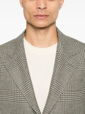 Brunello Cucinelli Wool Single-breasted Jacket - Multicolor
