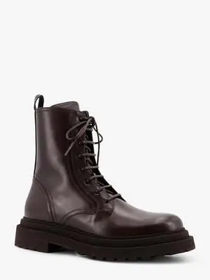 Brunello Cucinelli Leather Ankle Boots - Multicolor