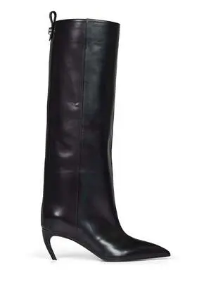 Attico Leather Lea Knee-high Boots - Multicolor